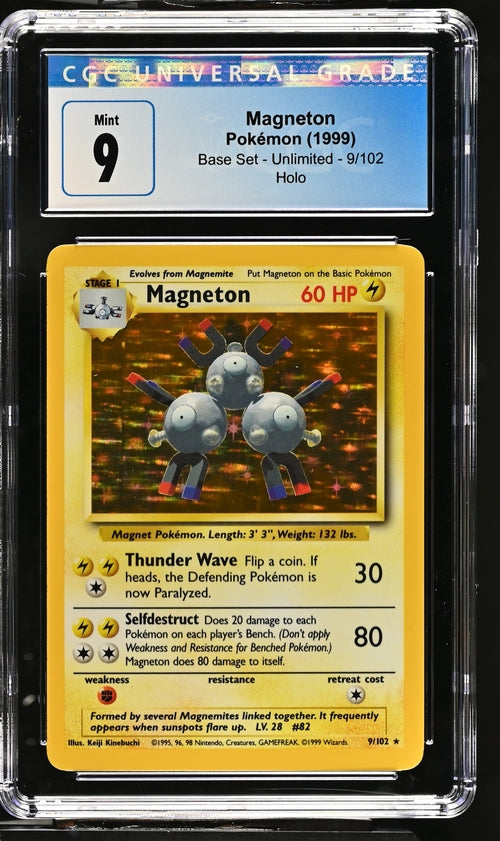 CGC 9 Magneton English Base Set - Unlimited – Baker Breaks