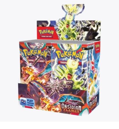 Obsidian Flames Booster Box - SV03: Obsidian Flames (36 Packs) – Baker ...
