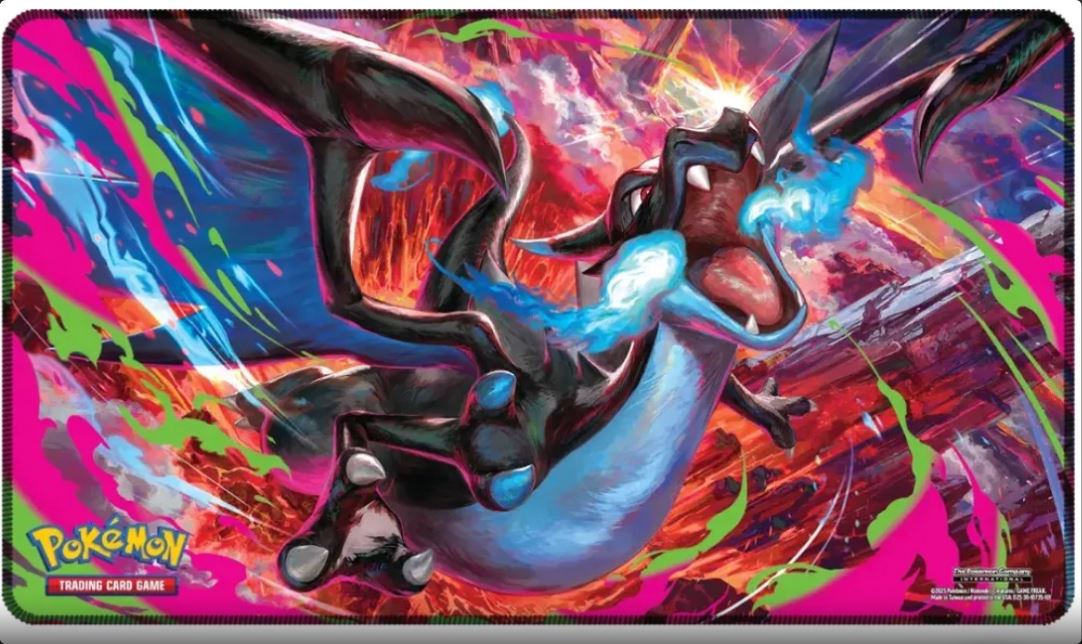 Pokémon Phantasmal Flames Charizard UPC Play Mat – Baker Breaks